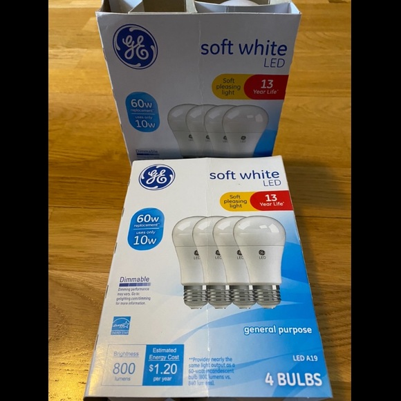General Electric | Other | Nwt Ge Led 6w Light Bulbs Soft Lighttwo 4 ...